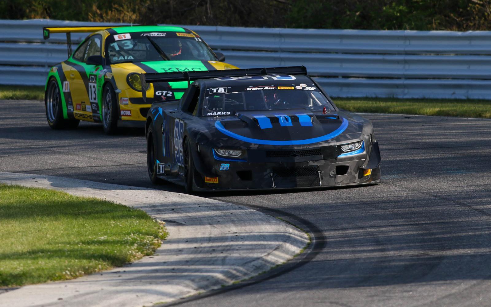 Justin Marks Tops TA Practice at Lime Rock Park