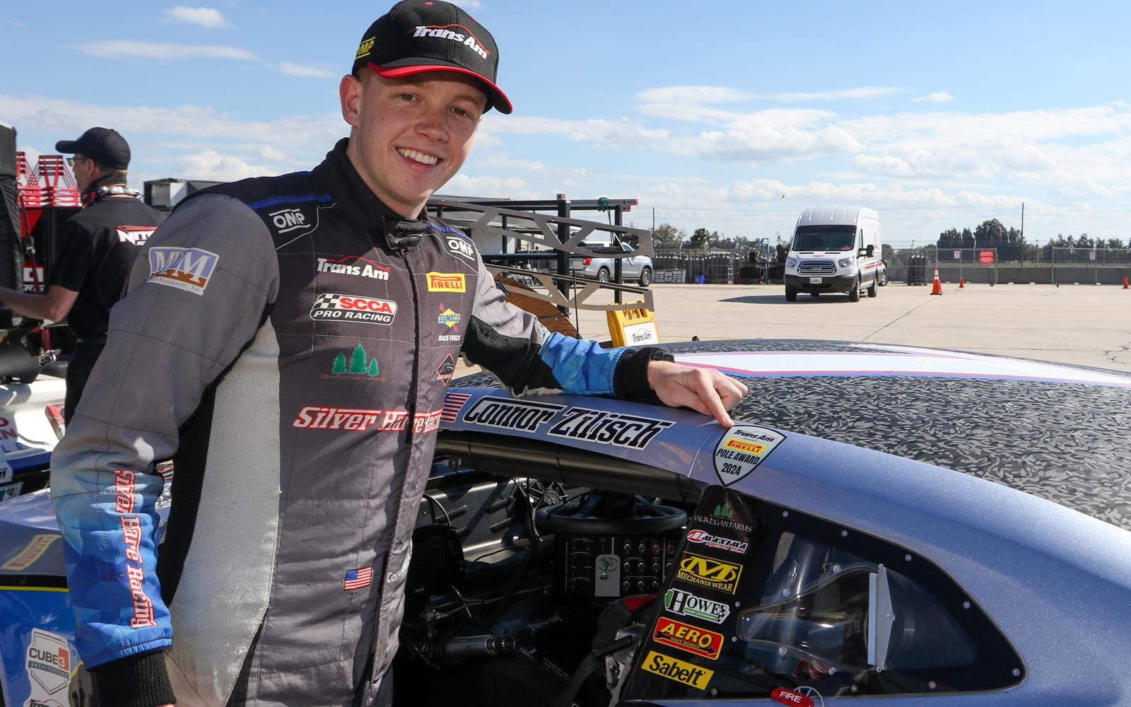 Connor Zilisch Starts 2024 on TA2 Pole at Sebring International Raceway