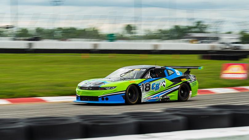 Caleb Bacon Will Fly CB Motorsports Flag at Pitt Race