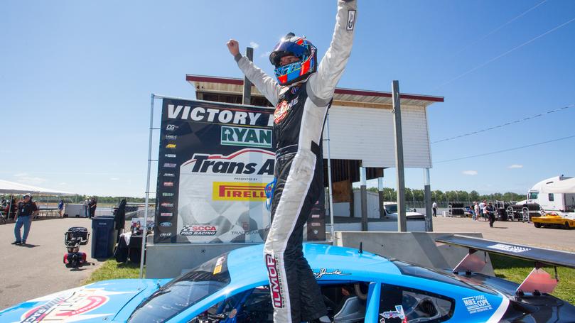 Tony Buffomante goes flag-to-flag in Trans Am TA2 victory at Brainerd
